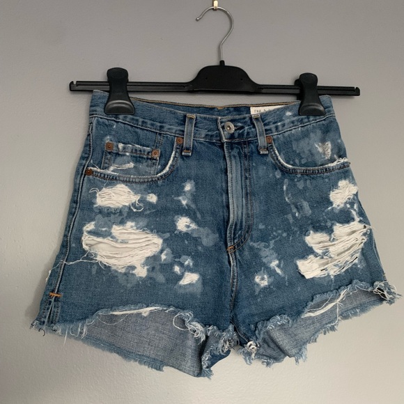 rag & bone | Shorts | Rag And Bone Ripped Jean Shorts | Poshmark